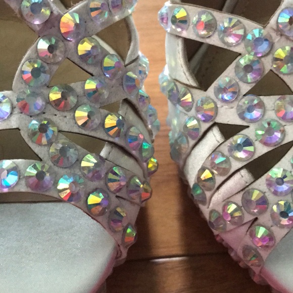 Joan & David | Shoes | Stunning New Joan David Rhinestone Platforms ...